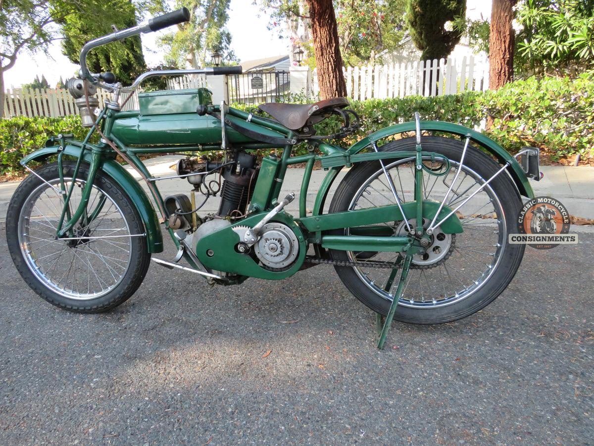 1913-15 INDIAN SINGLE CYLINDER CUSTOM OVERHEAD VALVE – The Vintage MotorCo